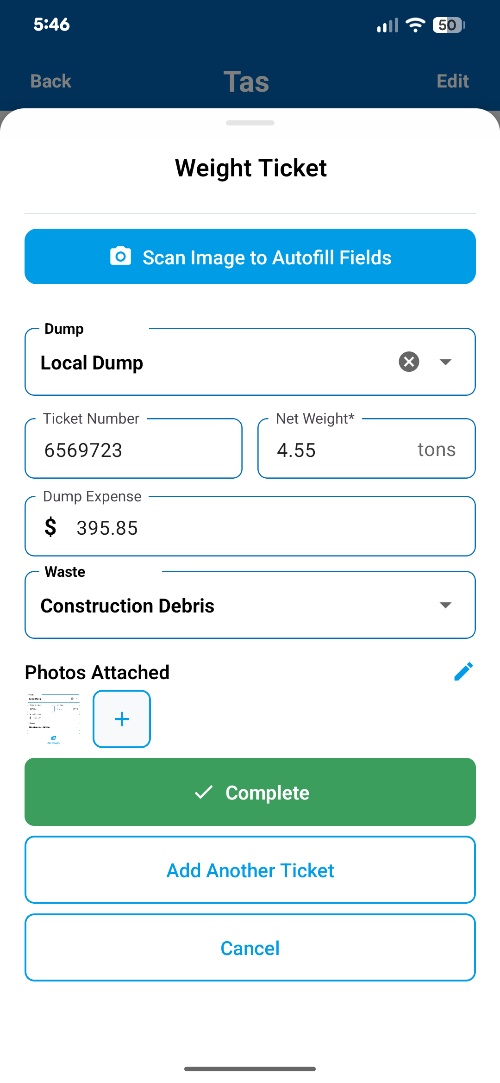 Weight Ticket AI Overview – Docket Support
