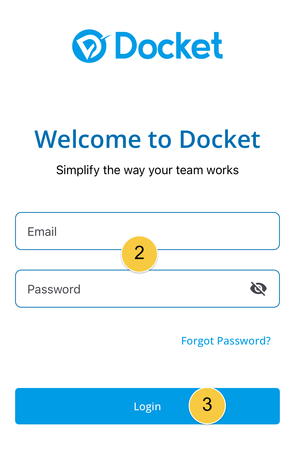 Download and Set Up the Docket Mobile App for Drivers – Docket Support